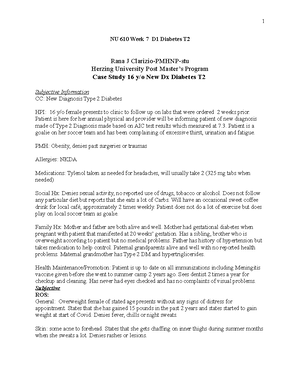 SOAP Note Template - Final - SOAP Note: Unit 1_ NU_610__:7D ...