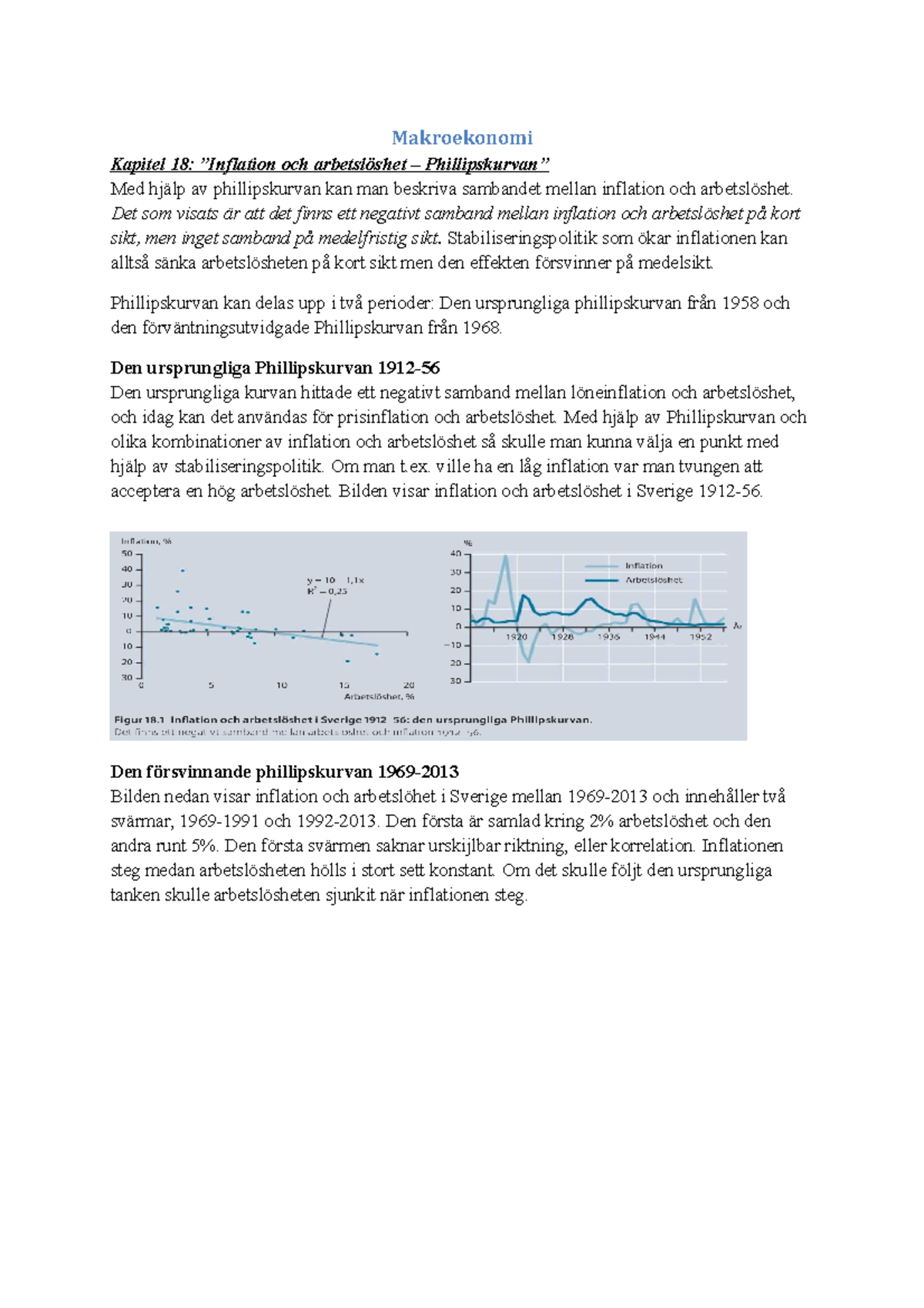 Makroekonomi-kapitel-18 - Makroekonomi Kapitel 18: och Med av ...