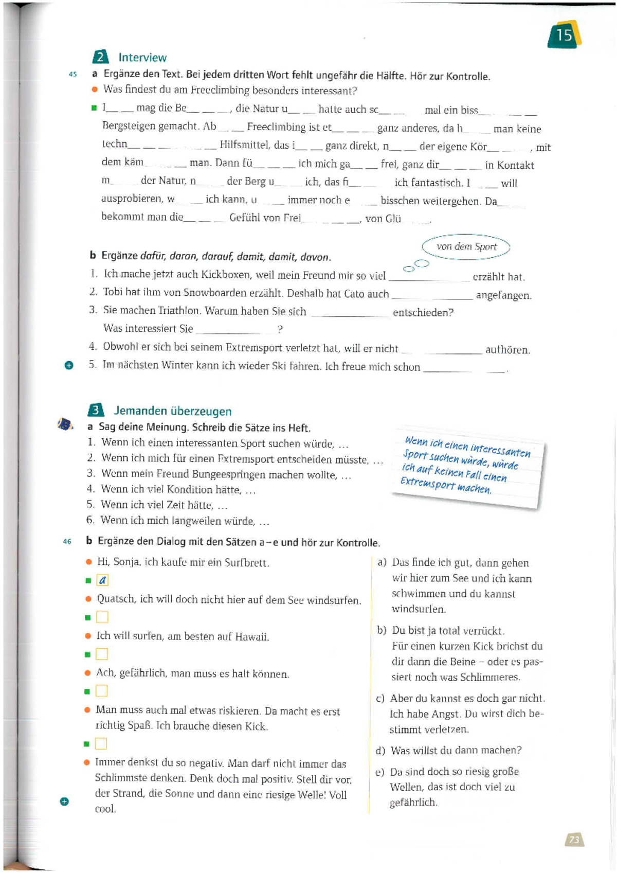 Prima plus B1. Deutsch für Jugendliche. Arbeitsbuch-73 - Français - Studocu