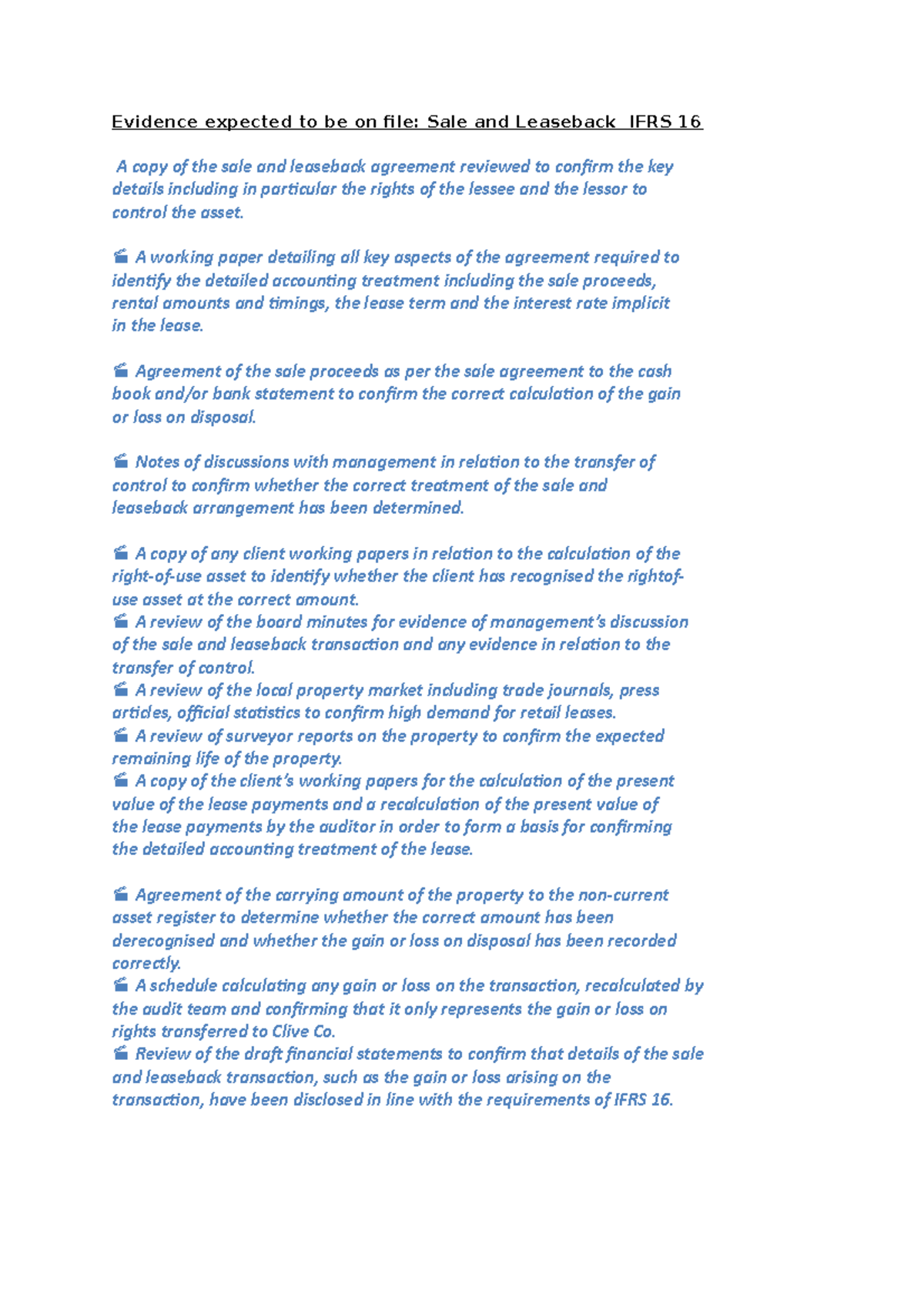 Audit Evidence - AAA SUMMARISED TO NOTES FOR AAA 2020-2021 .MASTER IT ...