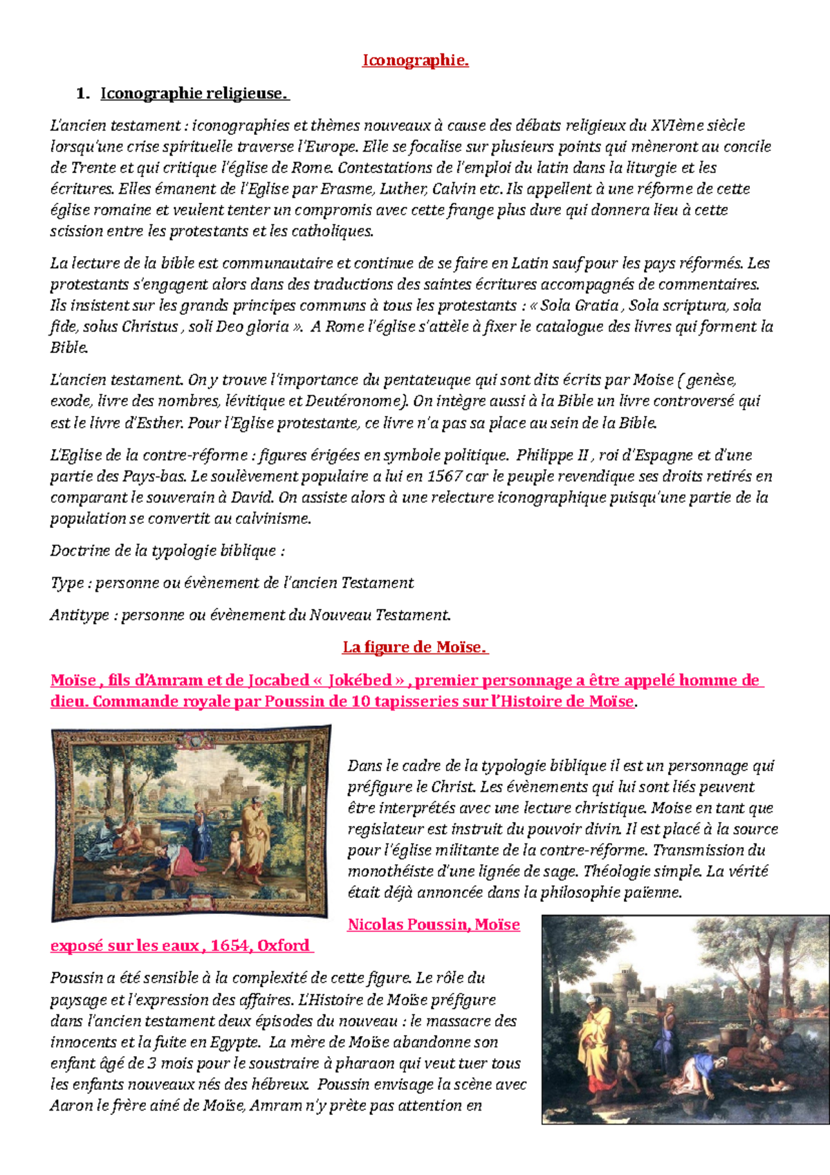 Iconographie - Notes de cours 1-3 - Iconographie. 1. Iconographie ...