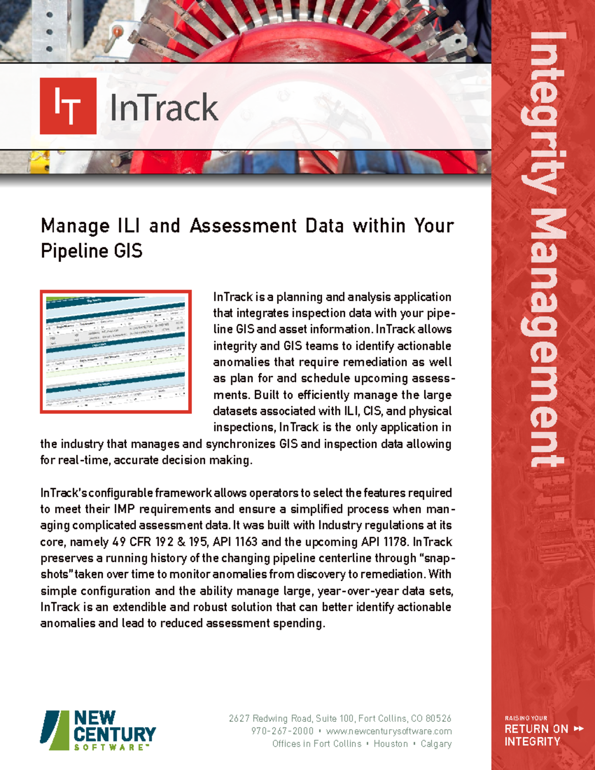 Brochure-In Track New Century - Manage ILI and Assessment Data within ...