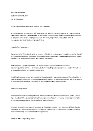Case 2 - Assignment - REFLECTION 2: IMPACT OF BENEFITS ON EMPLOYEE ...
