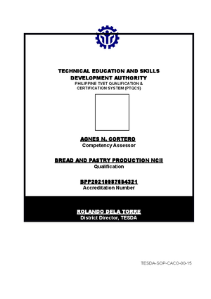 Food Beverage Competency Manual - TRAINEE COMPETENCY MANUAL: FOOD ...