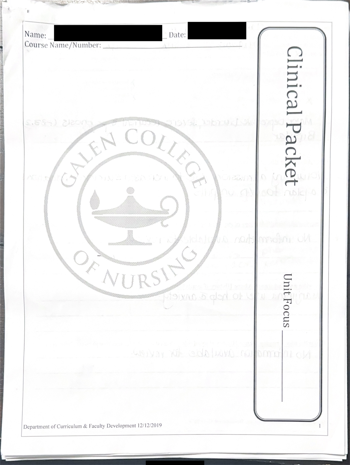 Mental health clinical packet - Nur 253 - Studocu