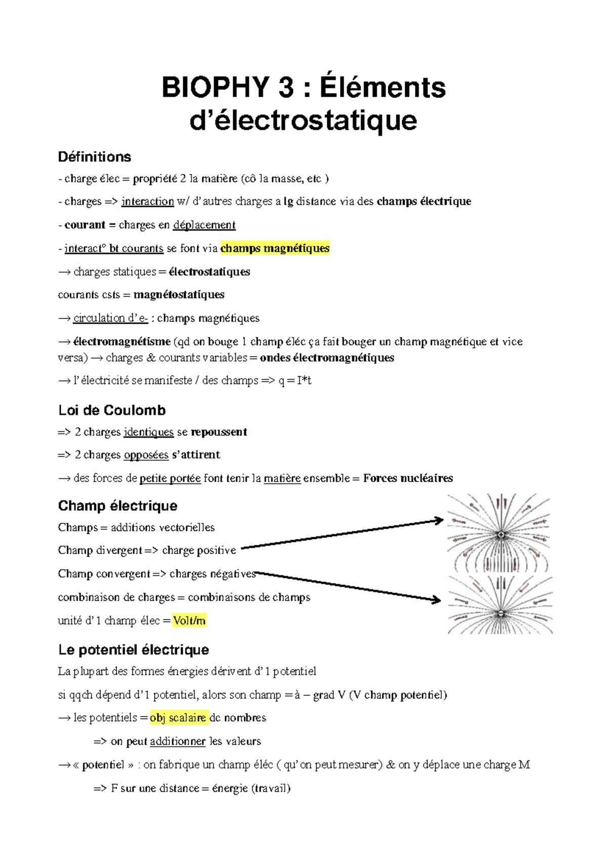 Preview - Patat _ électrophysiologie - BIOPHY 3 : Éléments d ...