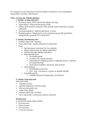 Gombák általános jellemzése - 2. 1. a az emberi A gombatest (thallus ...