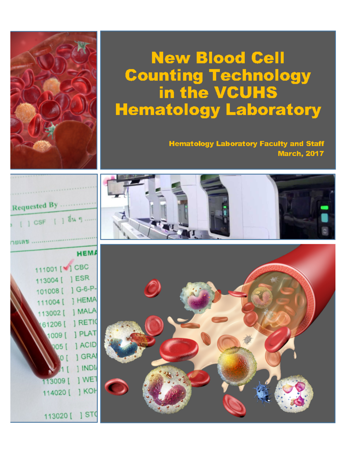 Blood Cell Countingat Vcuhs - New Blood Cell Counting Technology in the ...