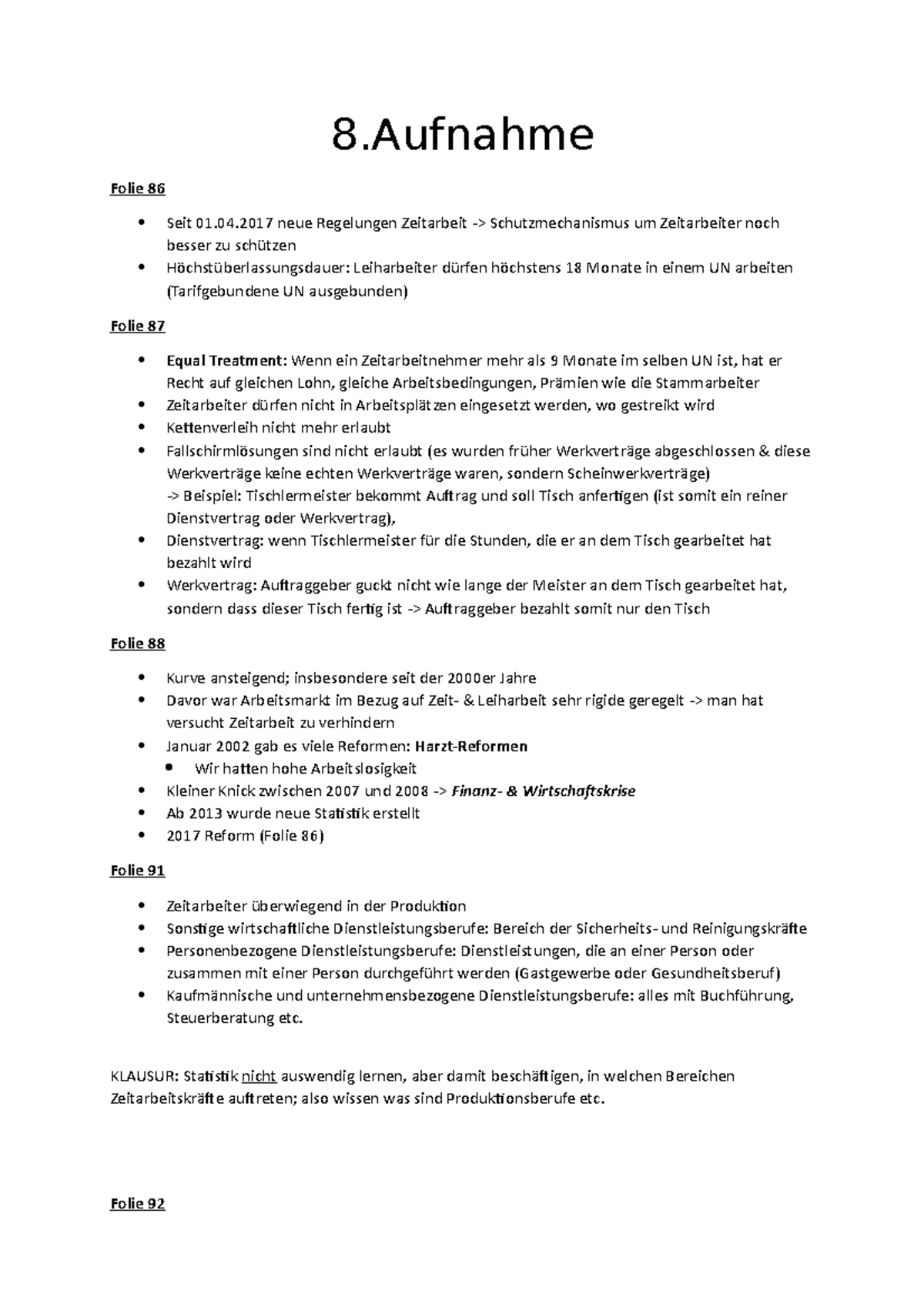 Zusammenfassung 6 Buchstaben