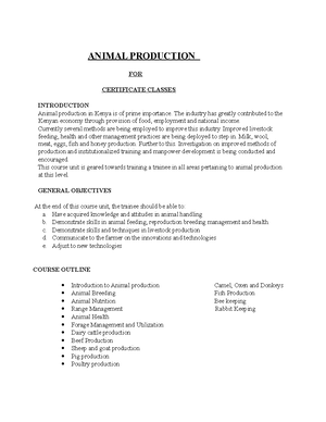 CROP Production Notes-1 - CROP PRODUCTION NOTES CERTIFICATE LEVEL ...