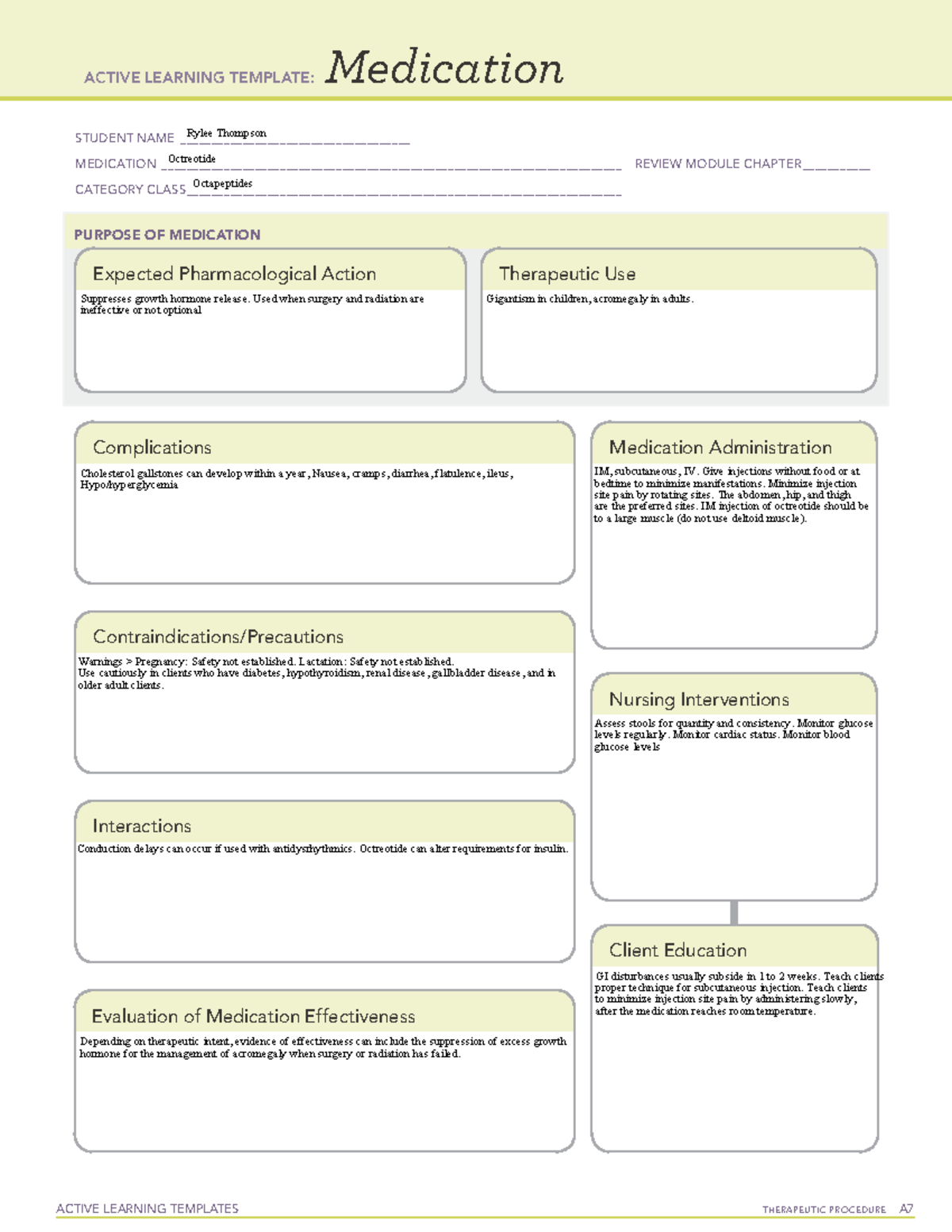 Octreotide - Drug cards - ACTIVE LEARNING TEMPLATES THERAPEUTIC ...