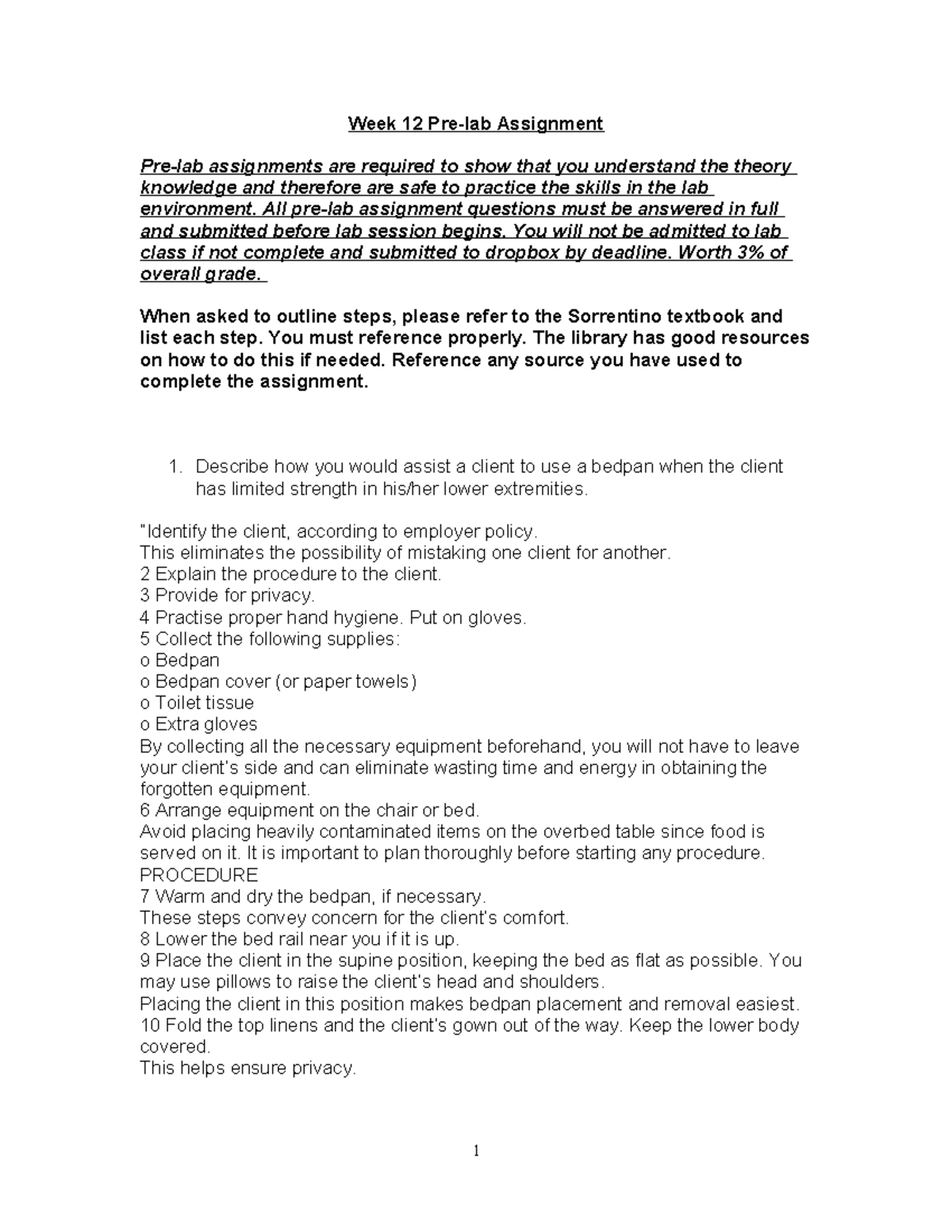 Week 12 Pre-lab Assignment F23 - Week 12 Pre-lab Assignment Pre-lab ...