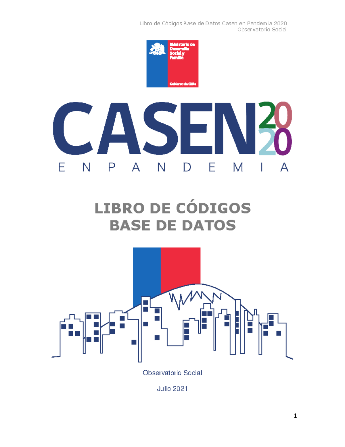 Libro de codigos Base de Datos Casen en Pandemia 2020 - Observatorio ...