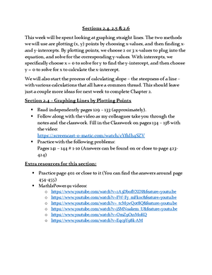 Sections 3 - math - Sections 3 & 3. We start the second half of the ...