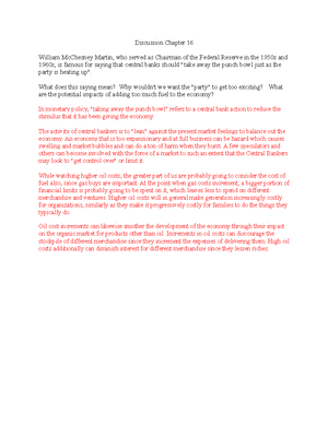 Economics - Econ 1014 cheat sheet exam 2 - Deprecated API usage: The ...