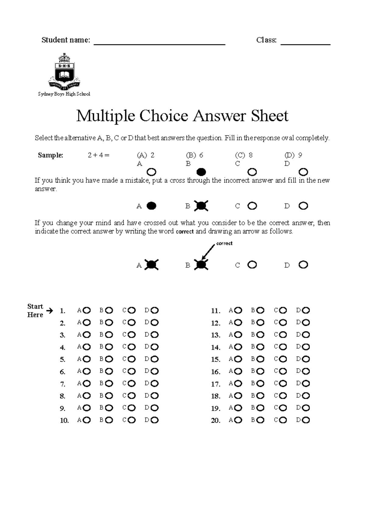 Sydney Boys 2022 Physics Prelim HY & Solutions - Student name: Class ...