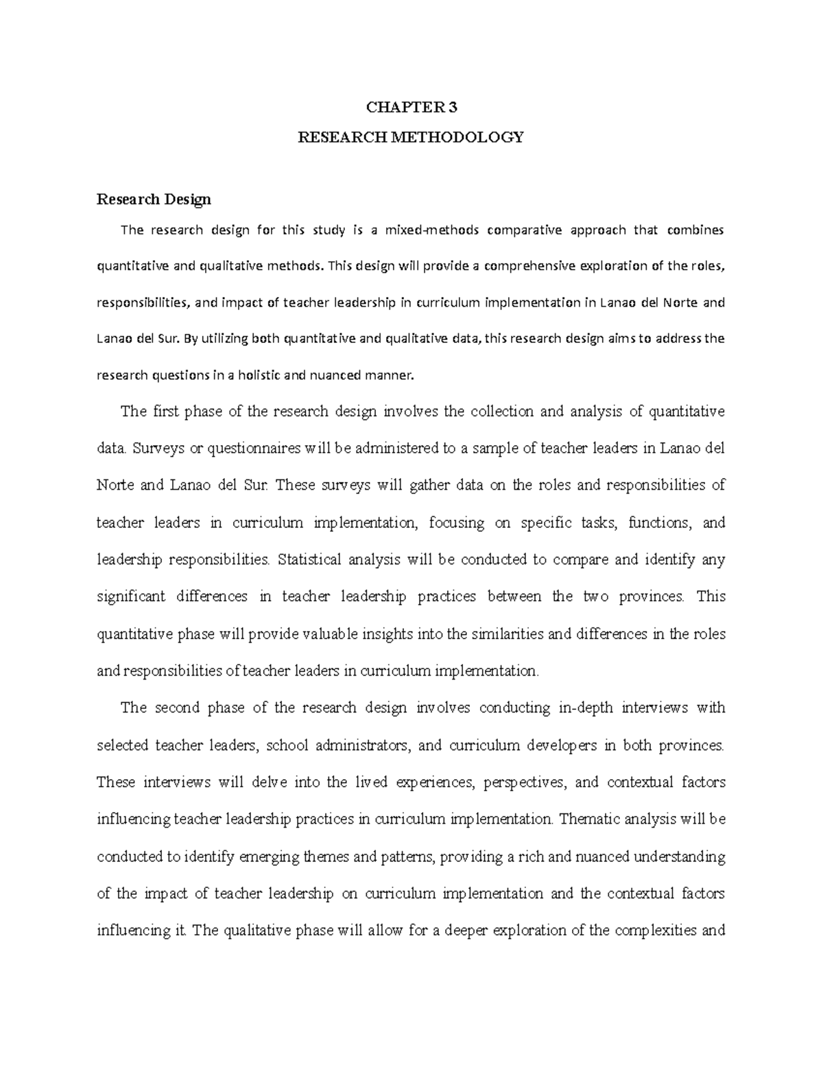 methods of research methodology - CHAPTER 3 RESEARCH METHODOLOGY ...