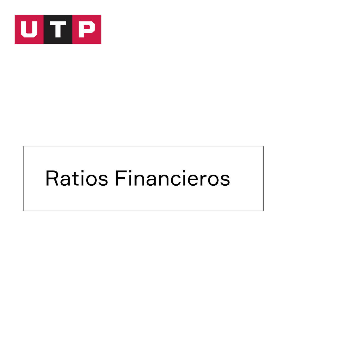 Conceptos de ratios financieros - Contabilidad financiera - Ratios ...