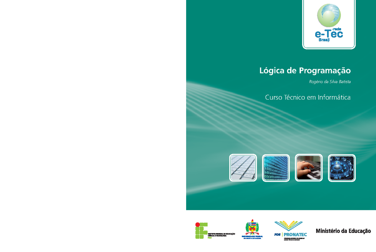 Logica programacao COR CAPA ficha ISBN 2013 0910 - Curso Técnico em ...