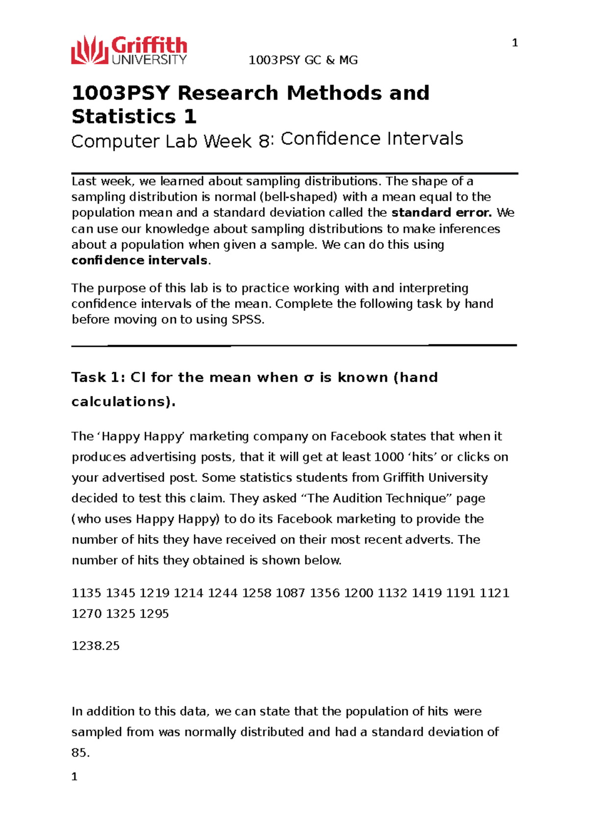 Worksheet Week 8 Computer Lab 6 2022 - 1003PSY GC & MG 1003PSY Research ...