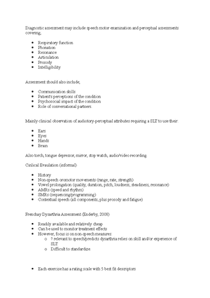 Motor Speech Disorders - MSDs – Apraxia and Dysarthria of speech (AOS ...