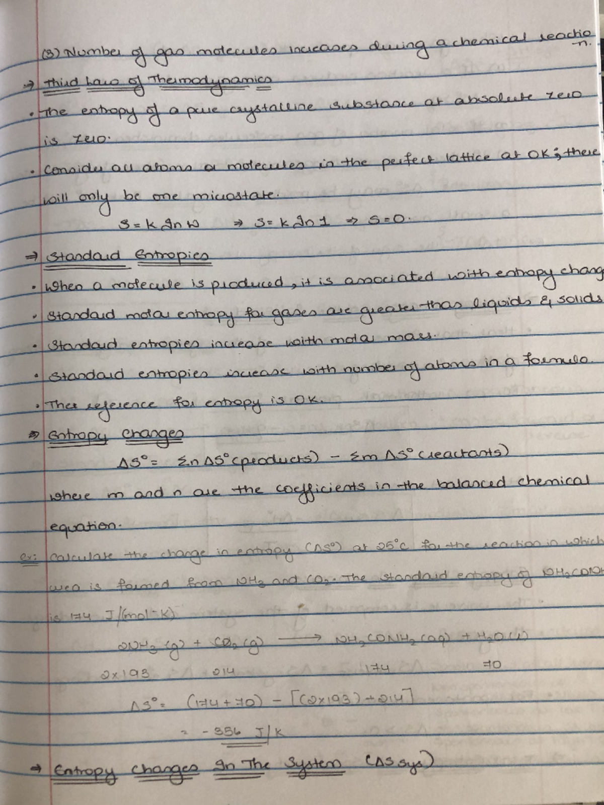 Additional Aspects of Aqueous Equilibria - (3) Number of gas molecules ...