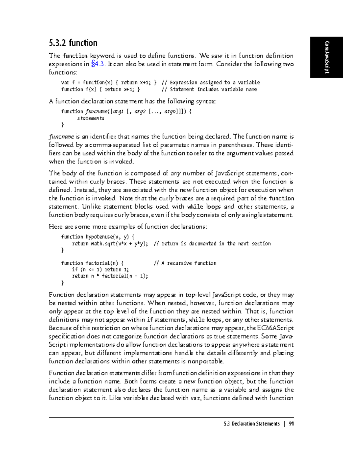 Web Programming Using Java Script 53 Function The Function Keyword