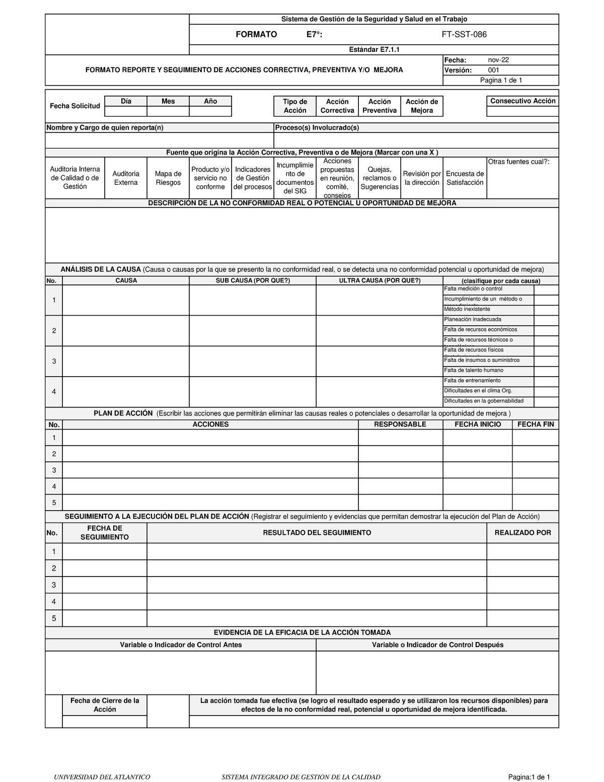 FTn SSTn 086n Formaton Reportenyn Seguimientonden ACPn M 49653 ...