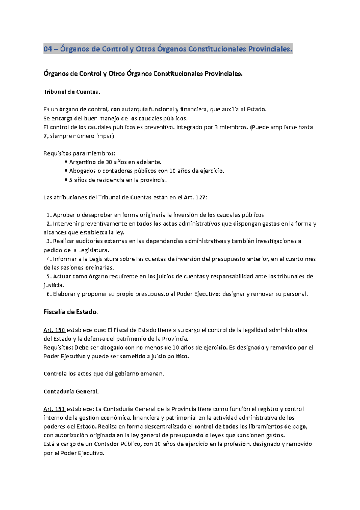 MODULO 3: 04 - Organos de Control - 04 – Órganos de Control y Otros ...