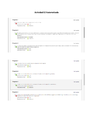 Actividad 12 Automatizada - Optimización de Procesos - Studocu