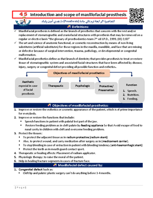 RPD M C Q with answers - rpd mcq - كلية–تكريت جامعة الاسنانطب RPD M C Q ...