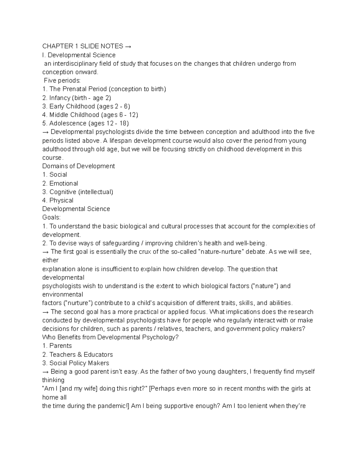 Chapter 1 Slide Notes → - THIS IS P2040 - CHAPTER 1 SLIDE NOTES → I ...