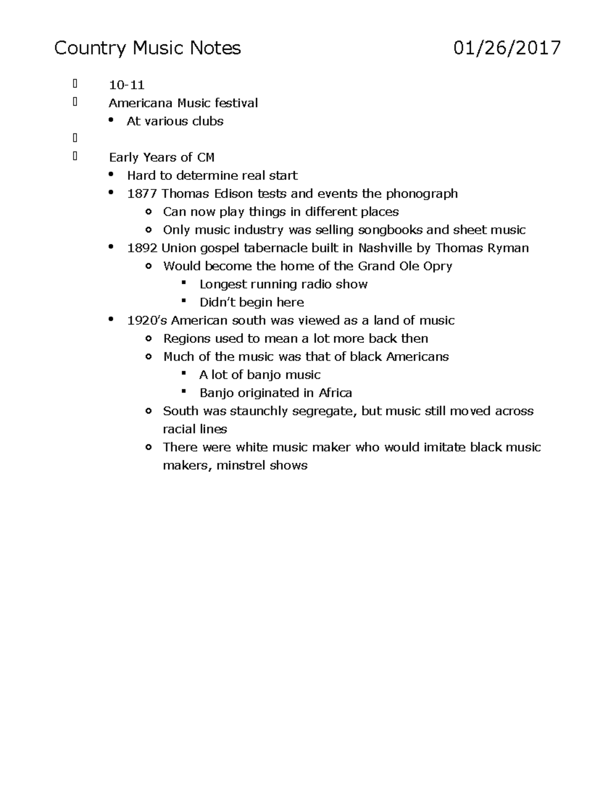 Justins country music notes - Country Music Notes 01/26/ 10- Americana ...