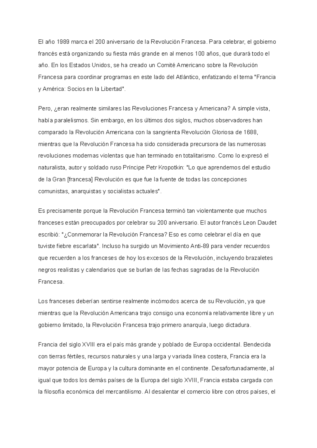 A tale of two Revolutions (español) - El año 1989 marca el 200 ...