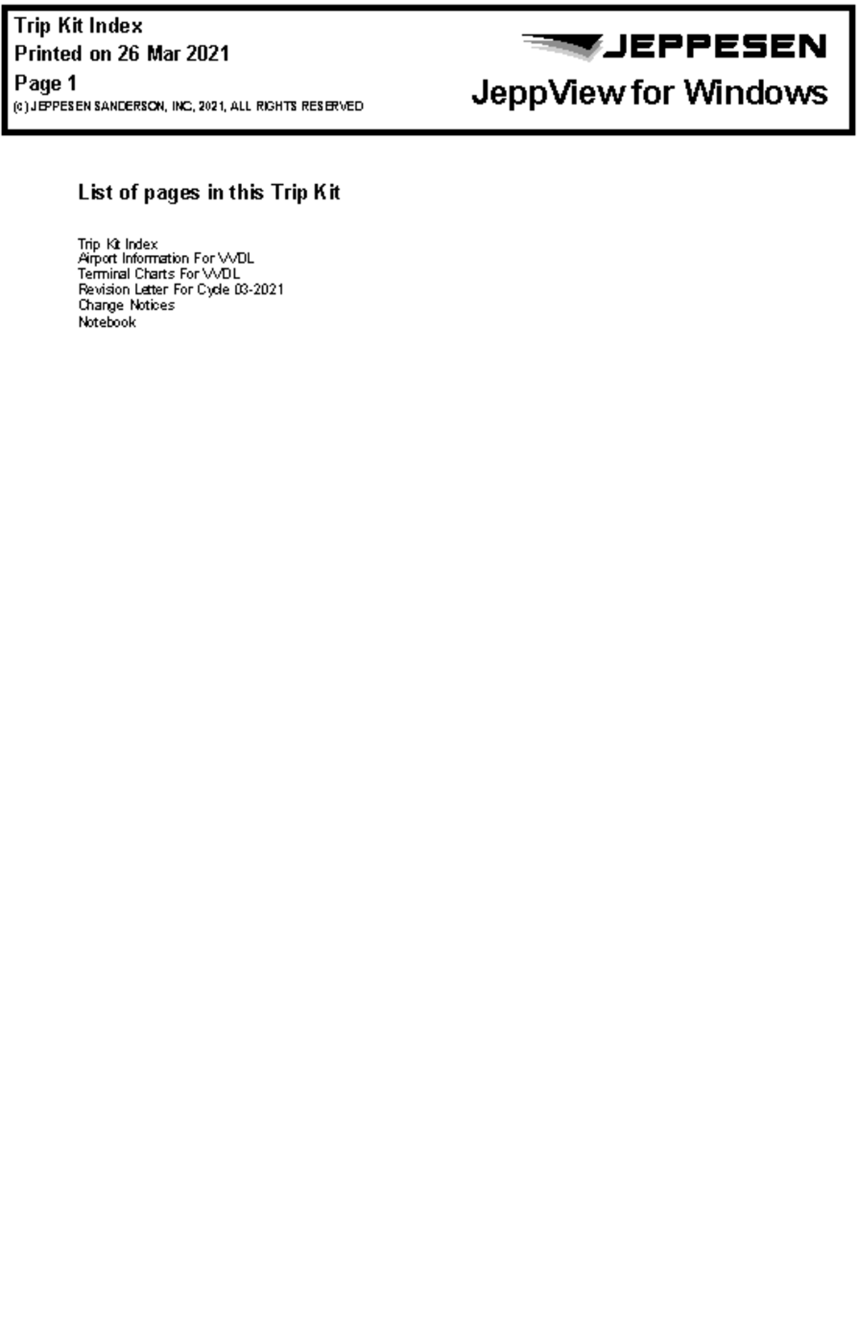 VVDL - HTTHT - ####### List of pages in this Trip Kit Trip Kit Index ...