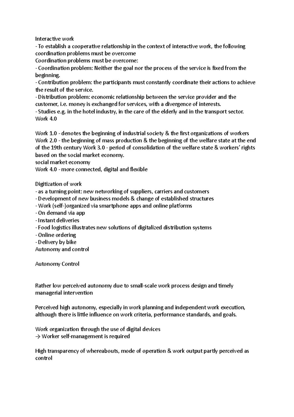 Interactive work - Introduction To Sociology - Interactive work To ...