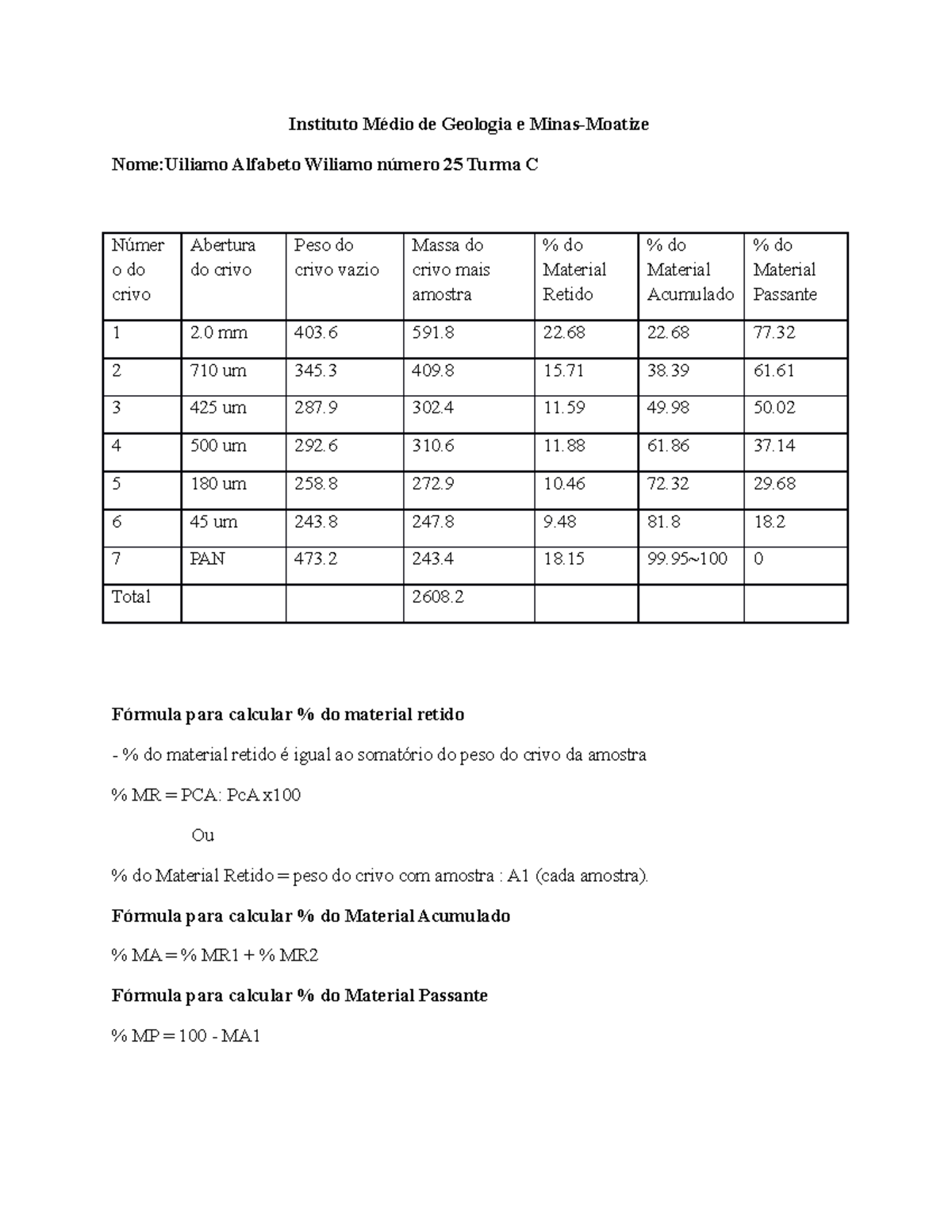 Instituto Médio-WPS Office - Instituto Médio de Geologia e Minas ...