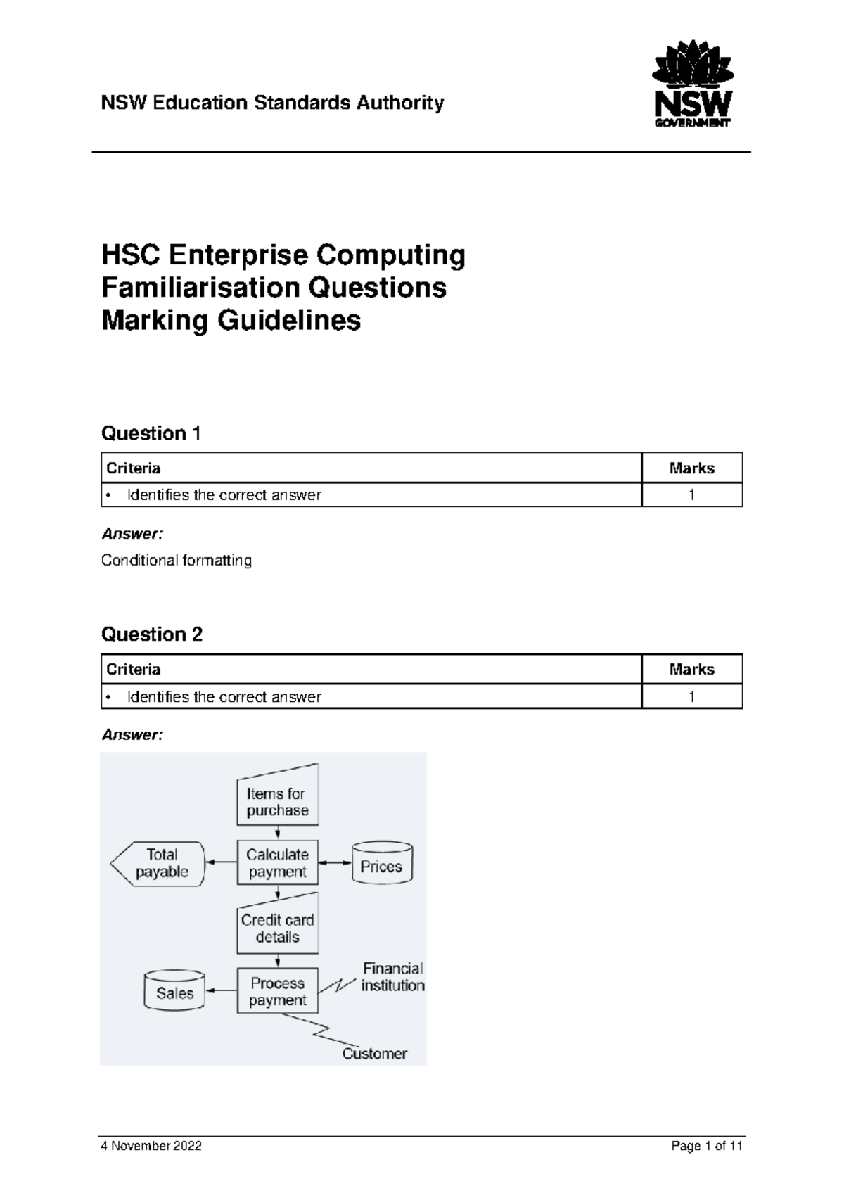 Enterprise computing hsc marking guidelines - NSW Education Standards ...