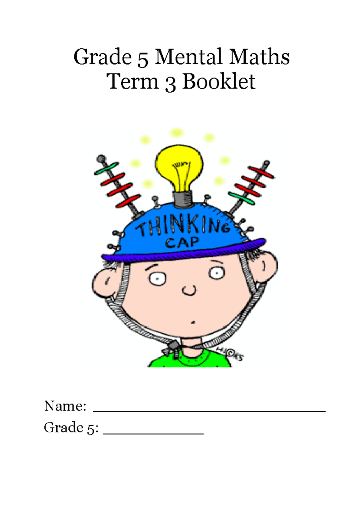 Term 3 Mental Maths Booklet 2023 - Grade 5 Mental Maths Term 3 Booklet ...