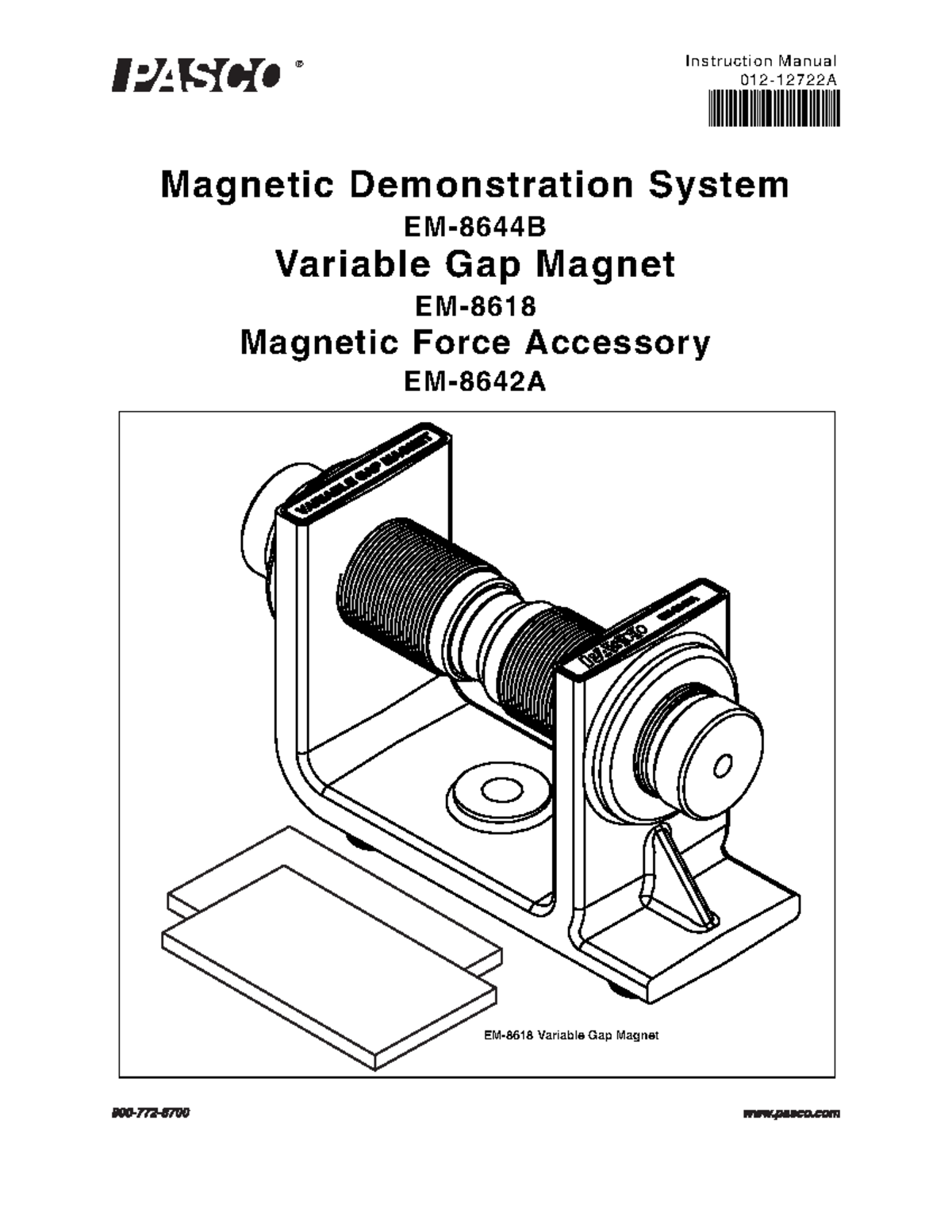 Fuerza magnetica(1) - Magnetic Demonstration System EM-8644B Variable ...