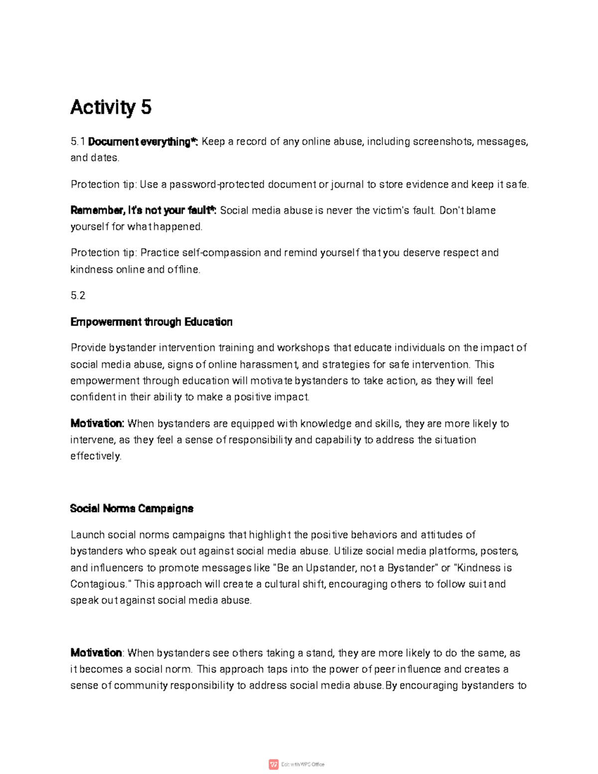 Alison - Example - Activity 5 1 - Studocu