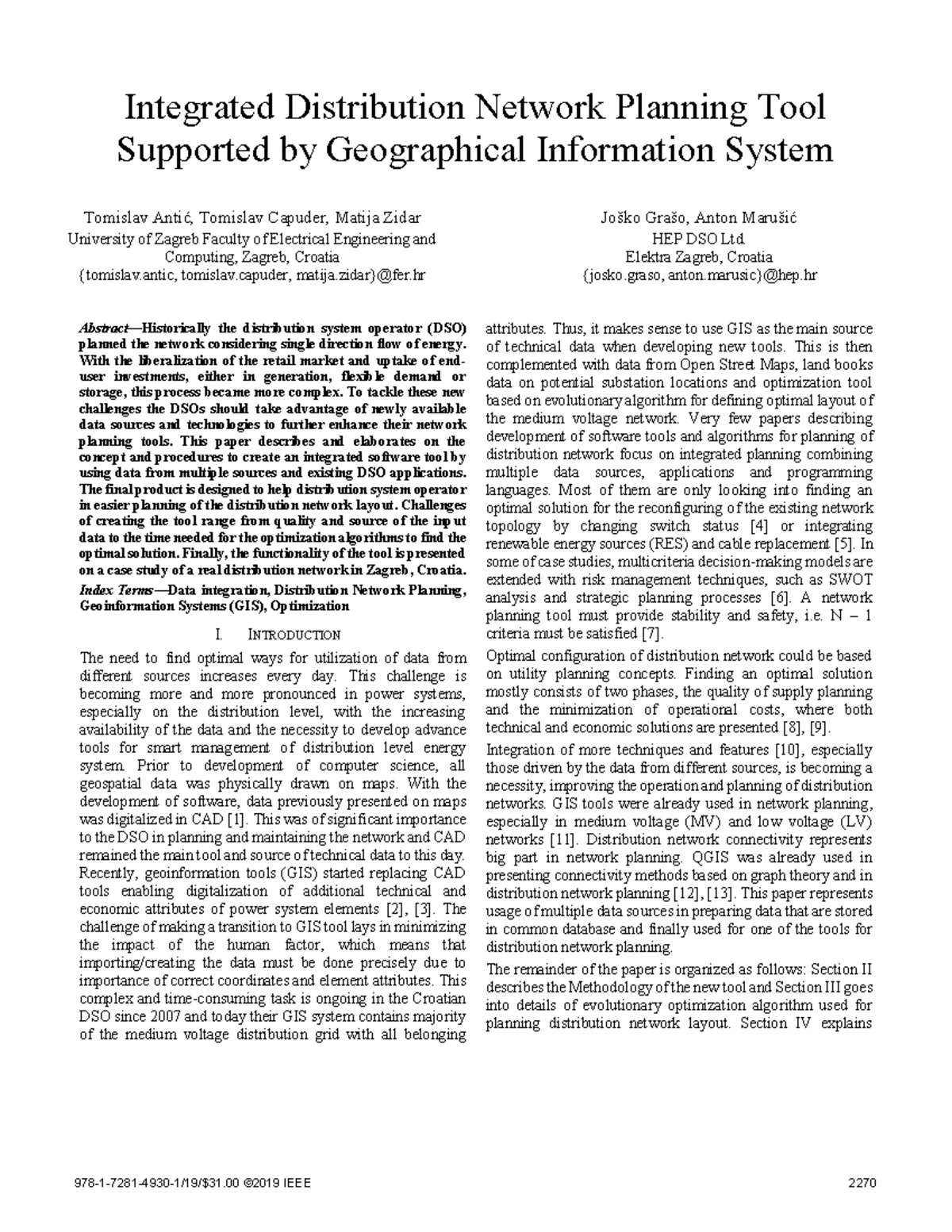 mapping power distribution network using GIS technology - Integrated ...