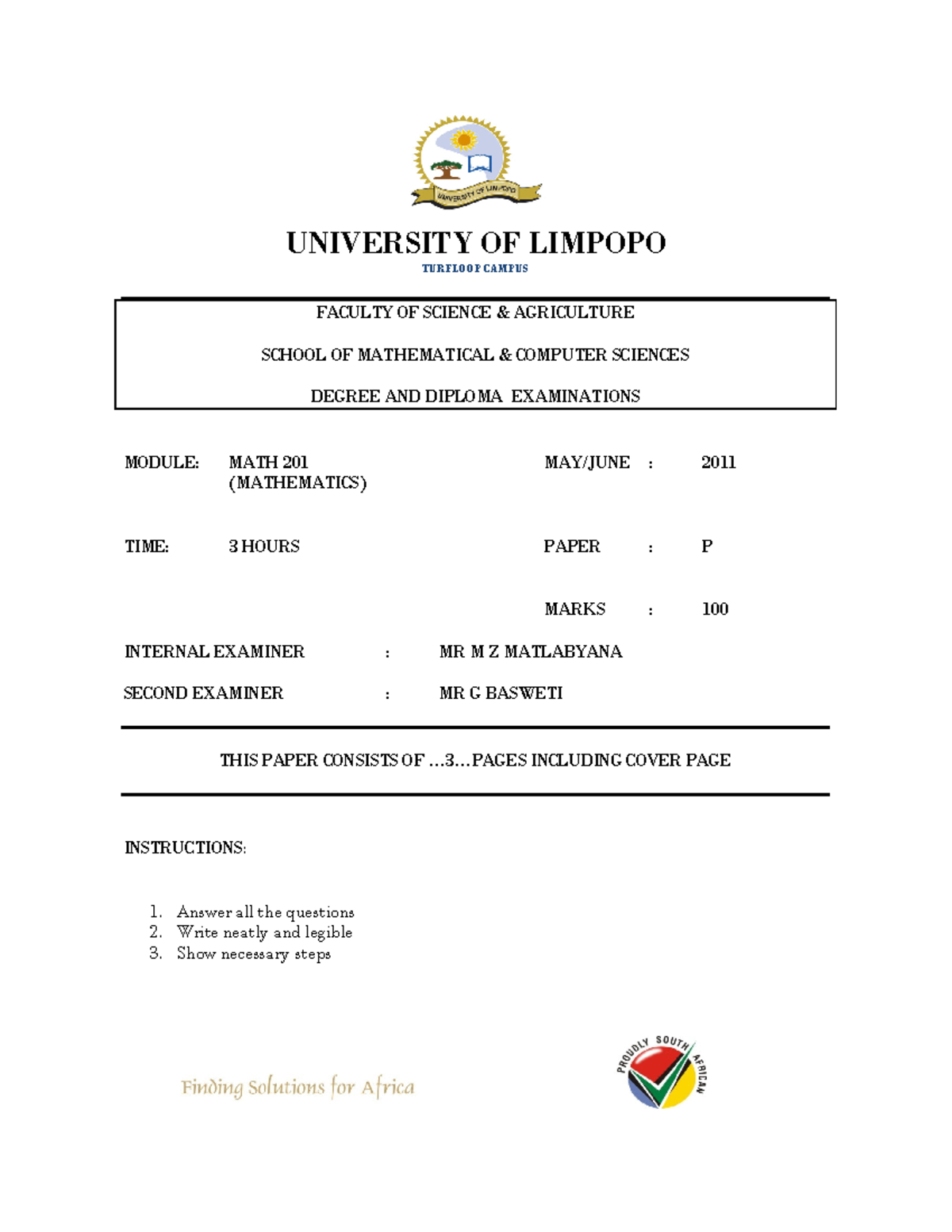 MATH 201 - easy steps to solve advance calculus problems - UNIVERSITY ...
