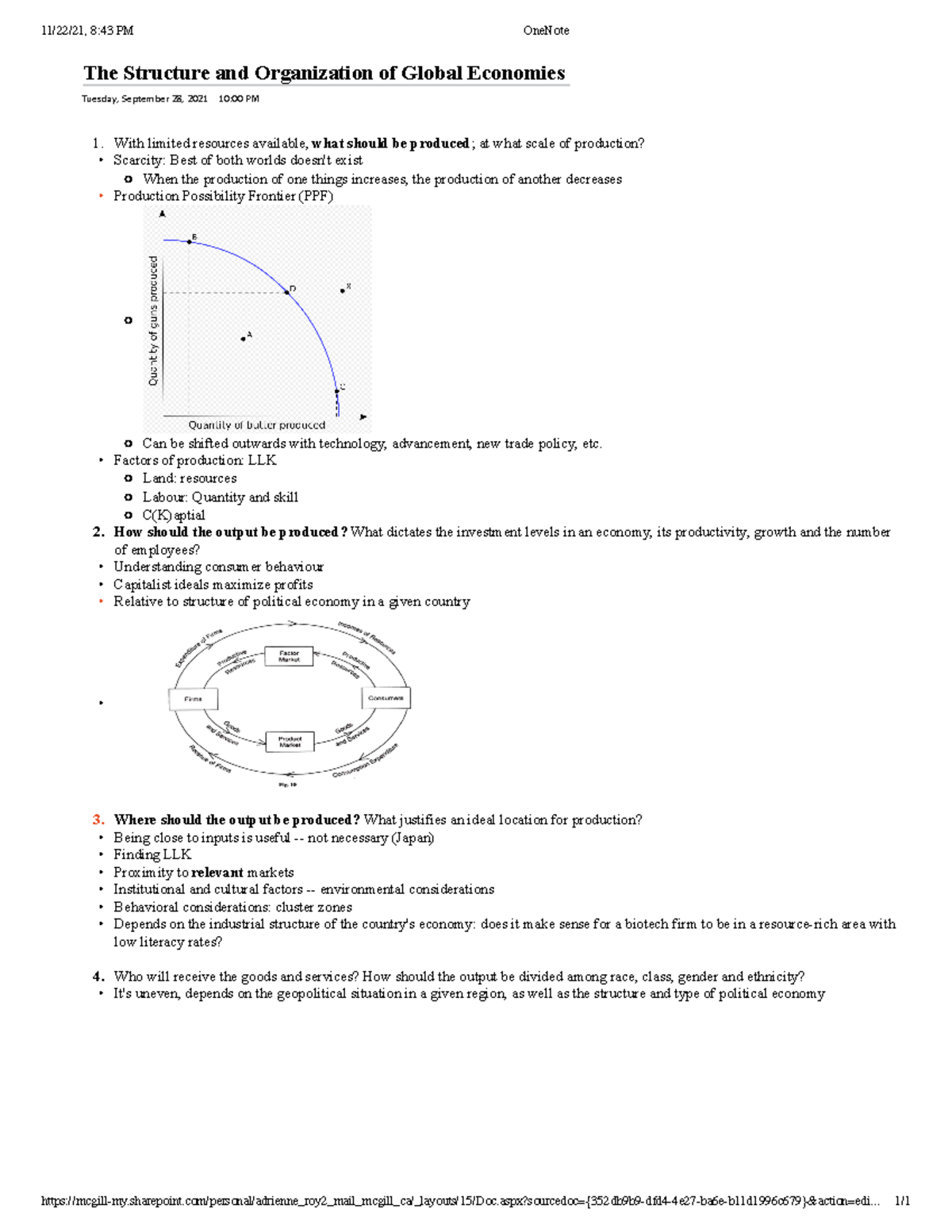 Lecture 2 notes - 11/22/21, 8:43 PM OneNote - Studocu