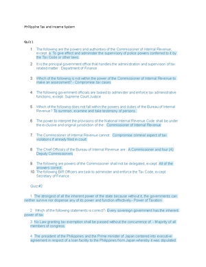Chapter 2 - Taxes, TAX LAWS AND TAX Administration - INCOME TAXATION ...