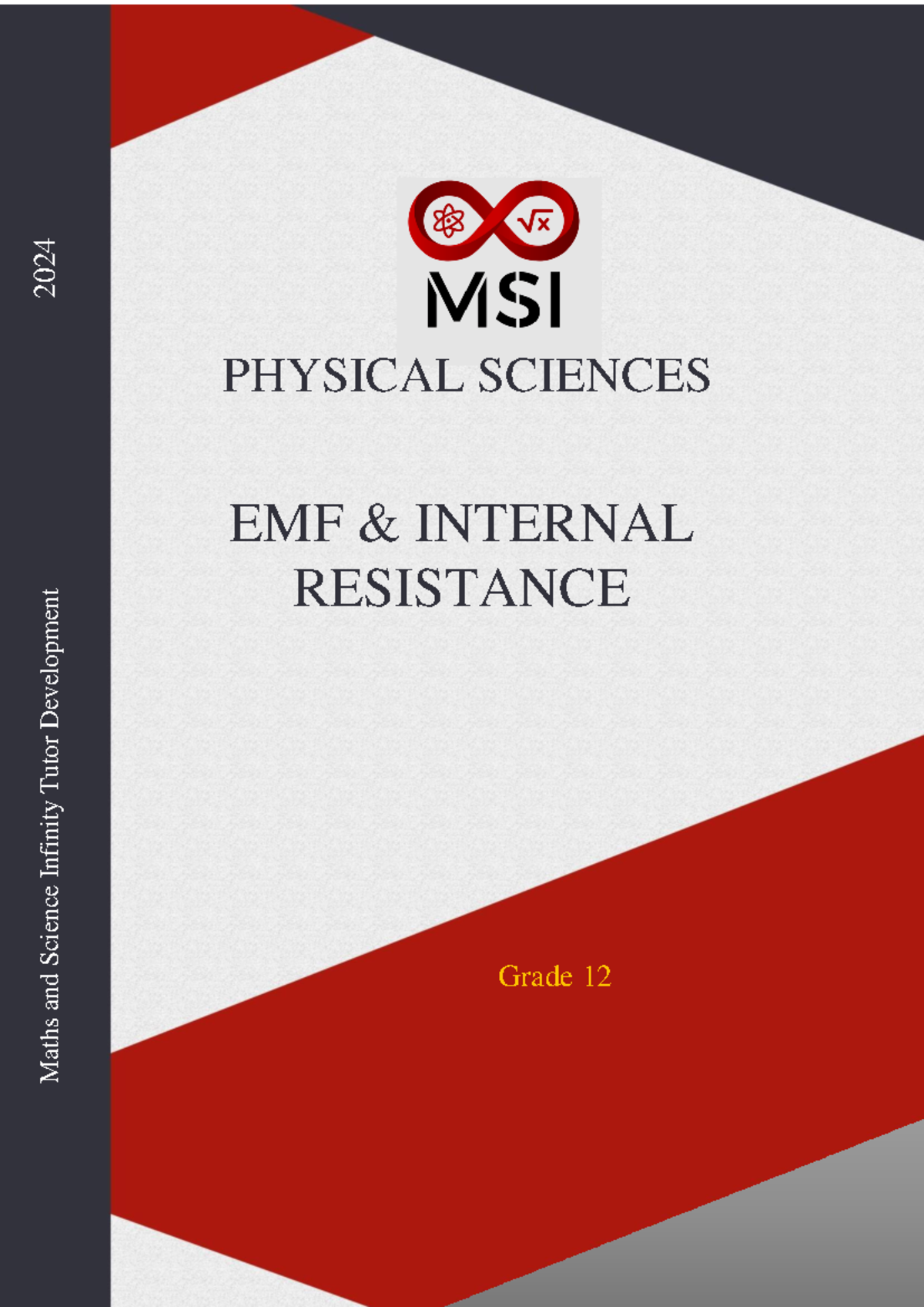 MSI Internal Resistance 2024 - PHYSICAL SCIENCES EMF & INTERNAL ...