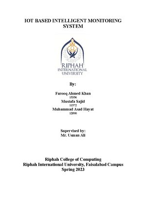 Fully Dressed Use Case Example pdf - computer sciences - Riphah - Studocu