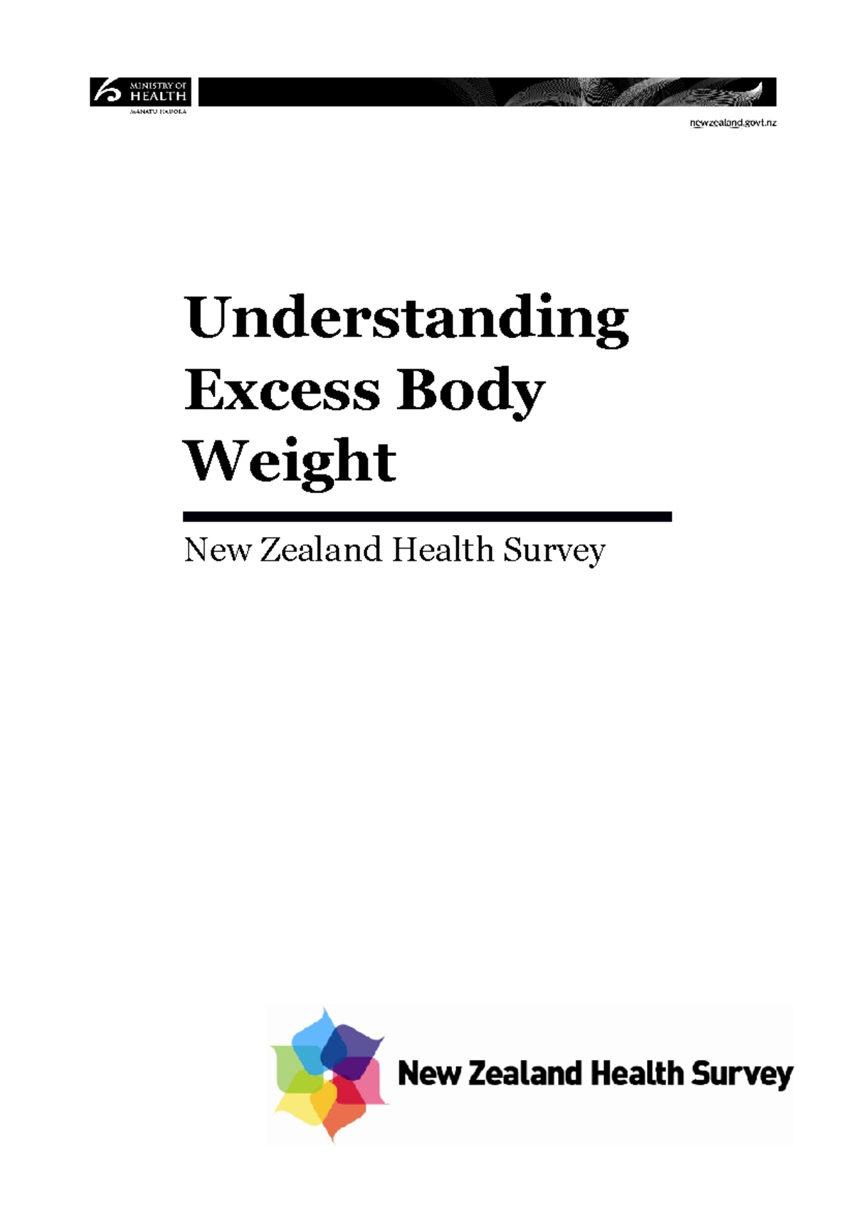 Understanding excess body weight nzhs apr15 v2 - Understanding Excess ...