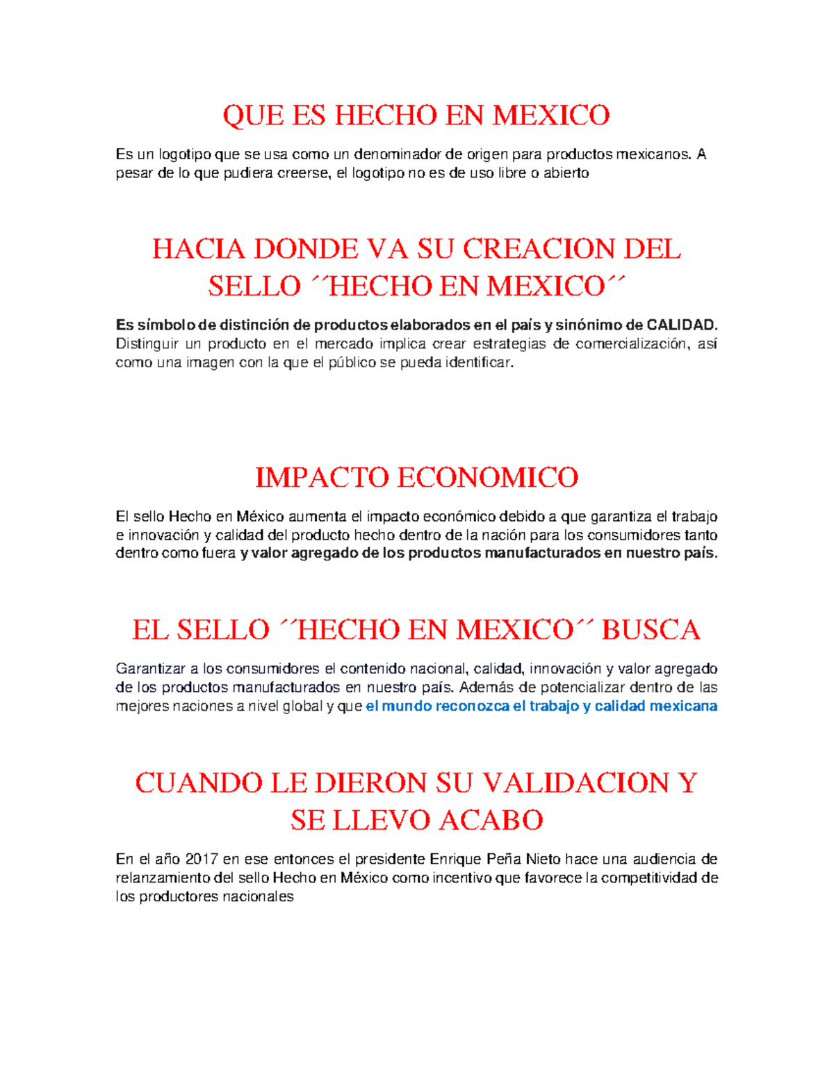 Hecho EN Mexico - QUE ES HECHO EN MEXICO Es un logotipo que se usa como ...
