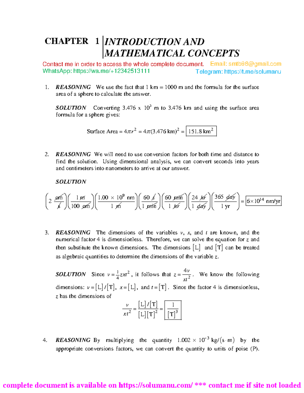 Solution Manual Introduction to Physics 10th Edition International ...